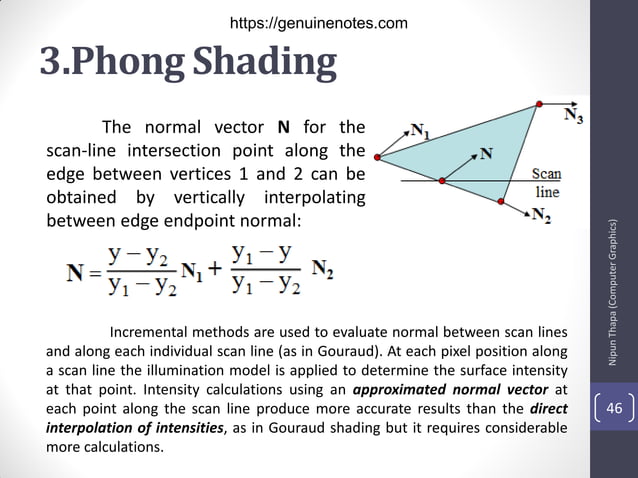 UNIT-6-Illumination-Models-and-Surface-Rendering-Methods.pdf | 3-D Graphics | Computer Software ...