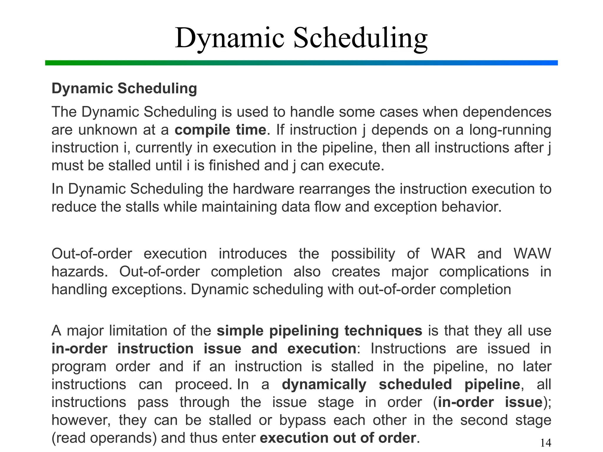 Pipeling performance-Part-2-OOO Execution - Tomasulo Algorithm.ppt