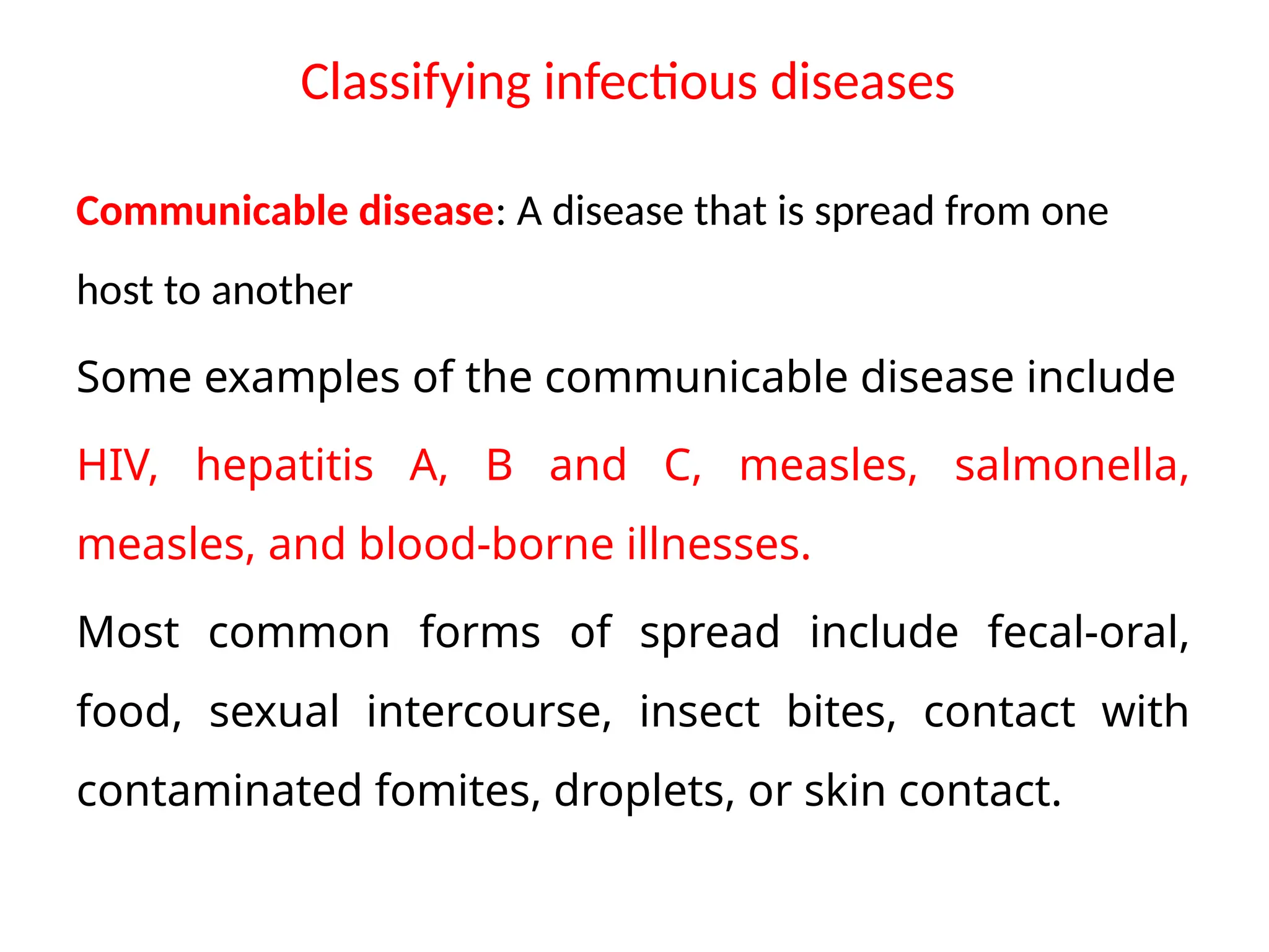 Infectious diseases are diseases caused | PPTX