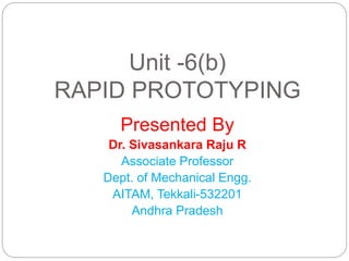 Rapid Prototyping: Basic process of RP Prototyping of processes | PPT