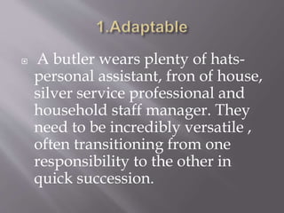 Unit 6, butler service | PPTX