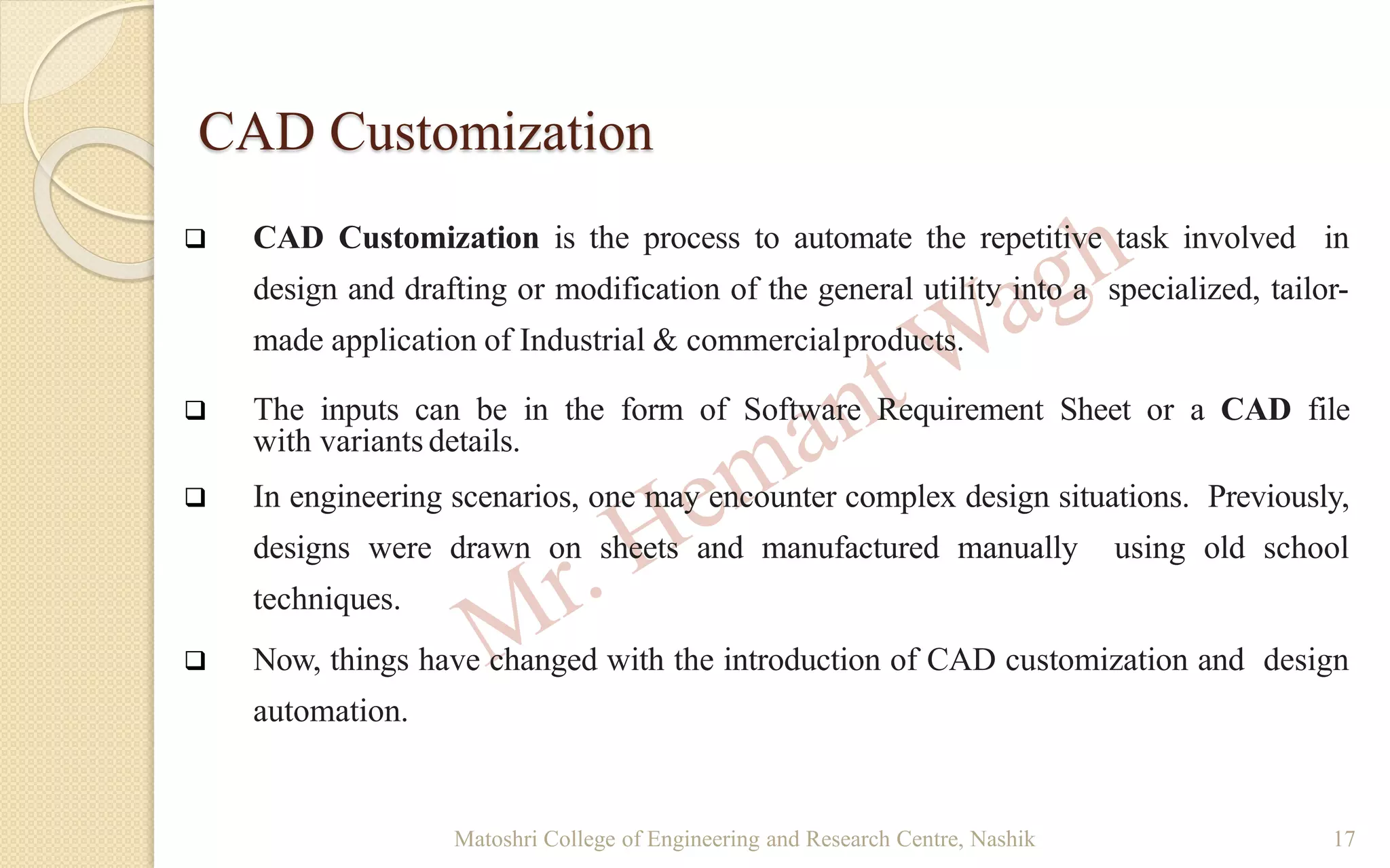CAD Customization &Automation | PDF