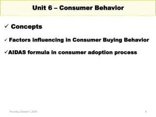 Unit 6 consumer behavior | PPT