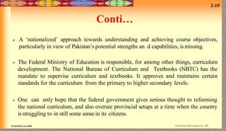 Unit 6 curriculum development in pakistan problems and prospects | PPT