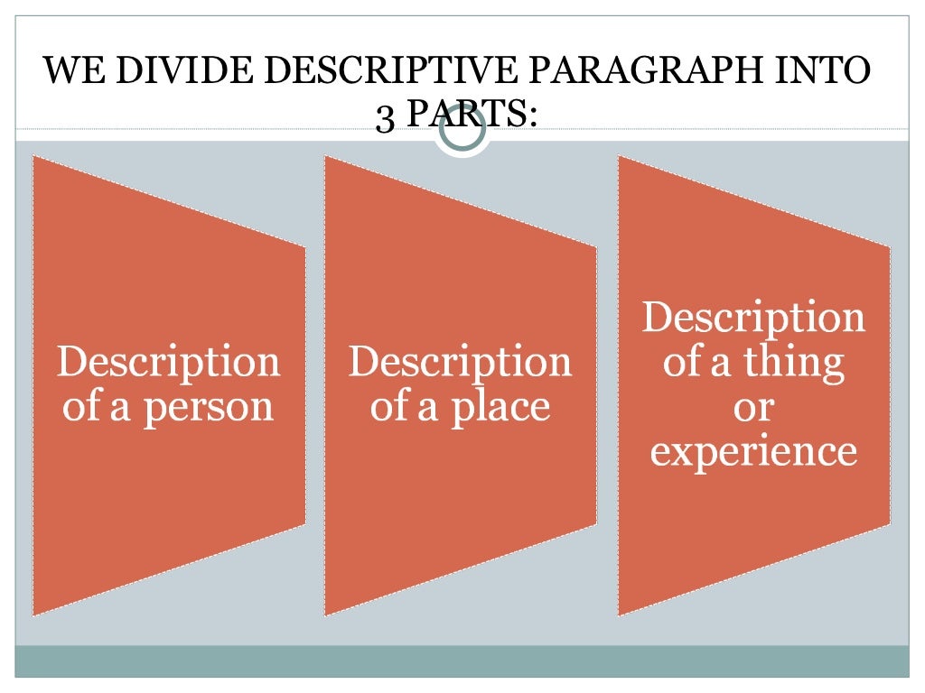 descriptive paragraph