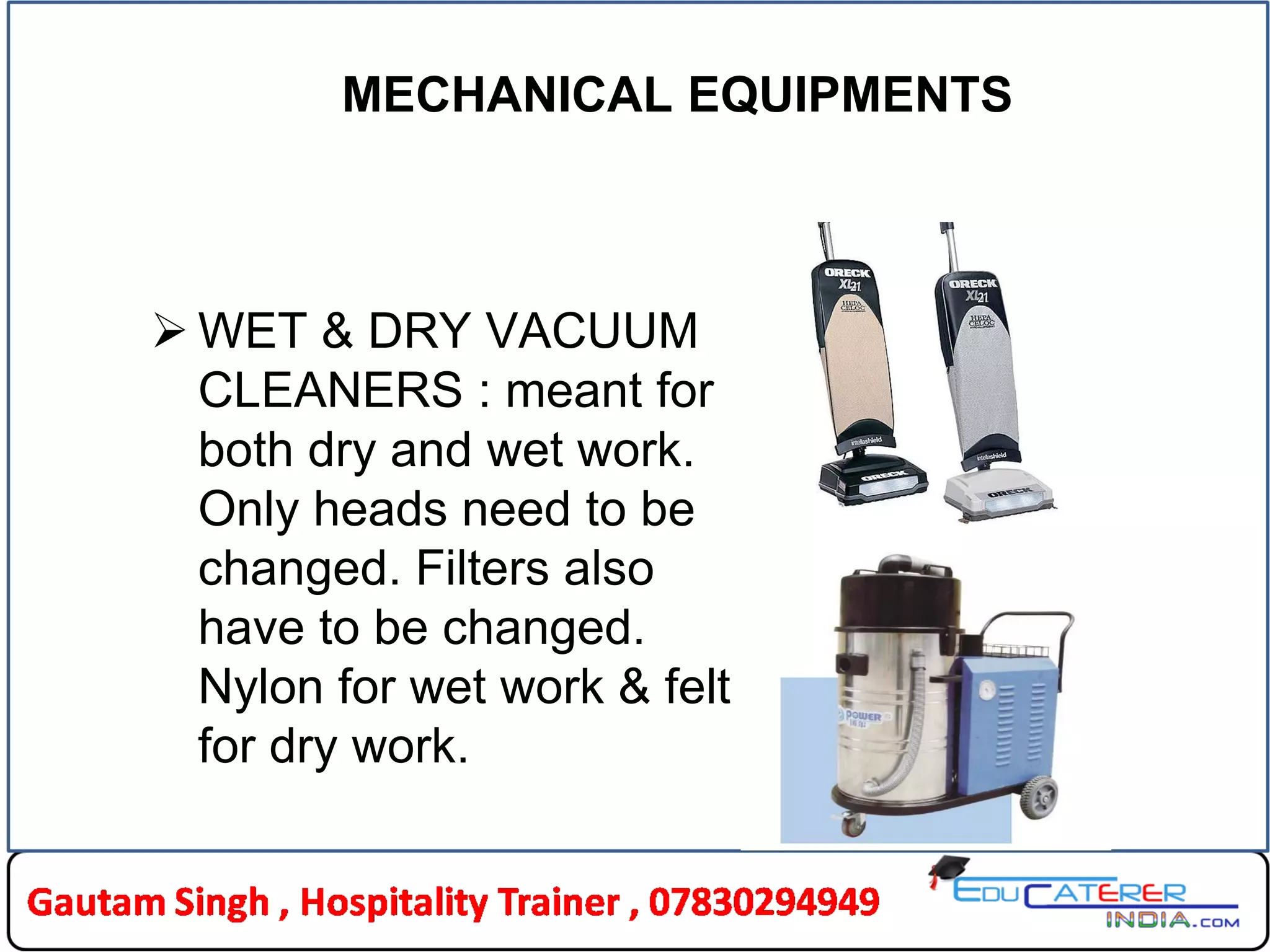 cleaning Equipment of housekeeping | PDF
