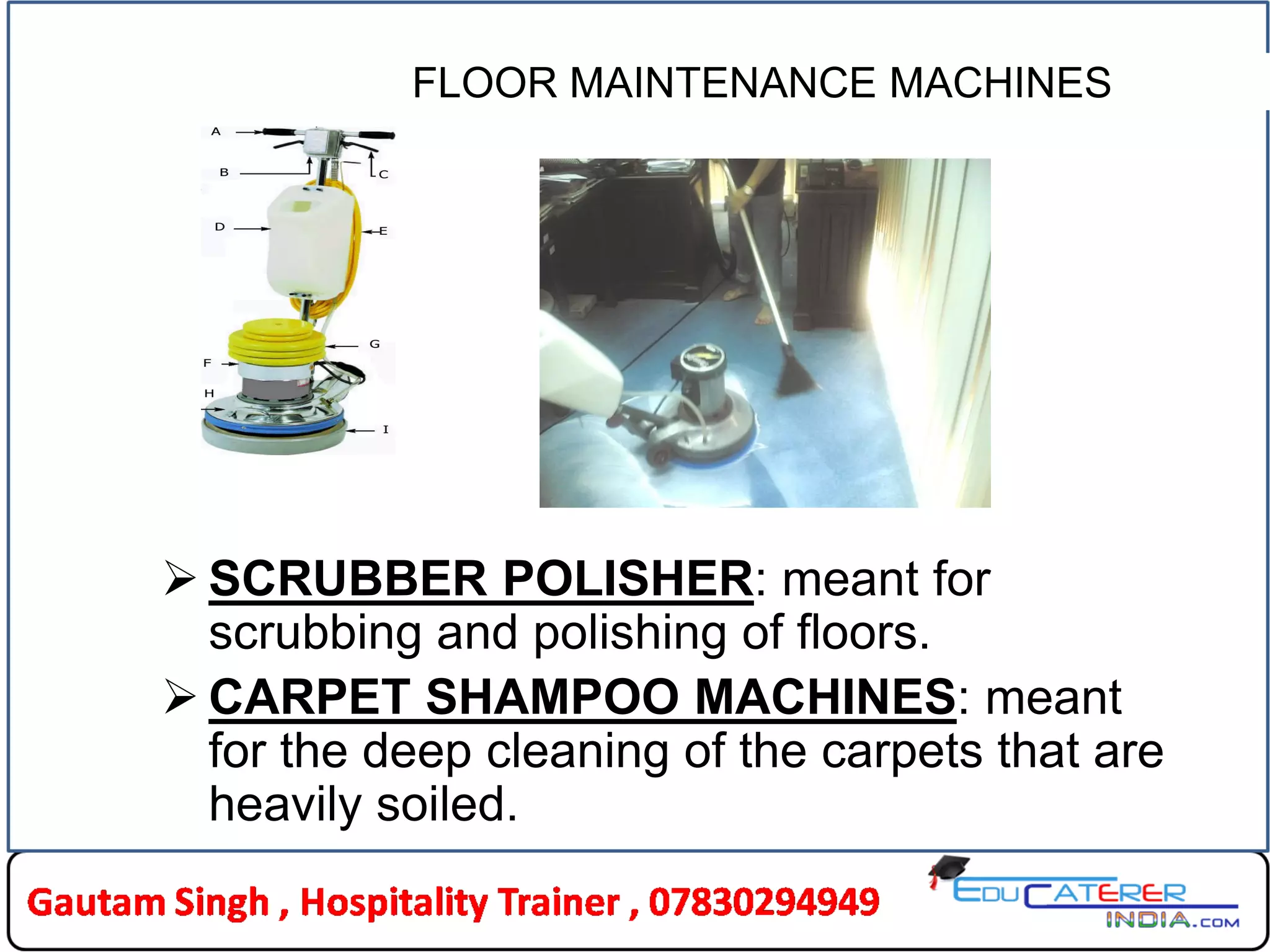 cleaning Equipment of housekeeping | PDF