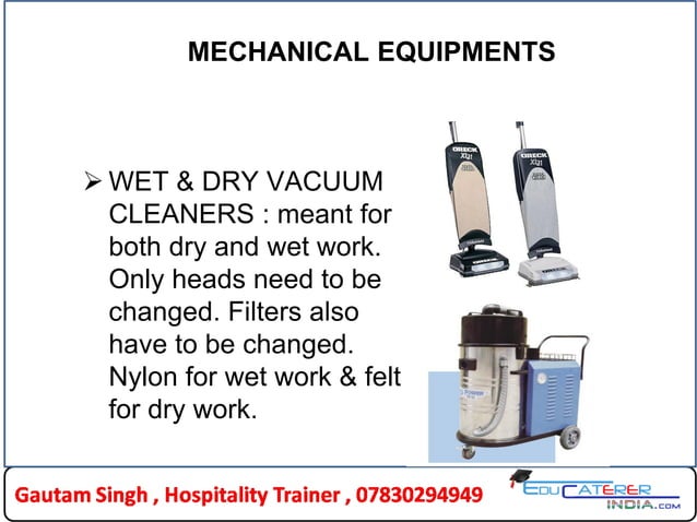 cleaning Equipment of housekeeping | PDF