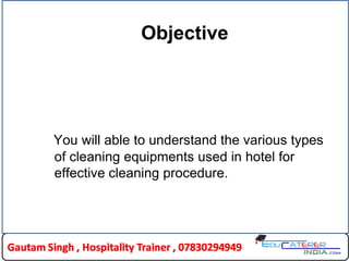 cleaning Equipment of housekeeping | PDF