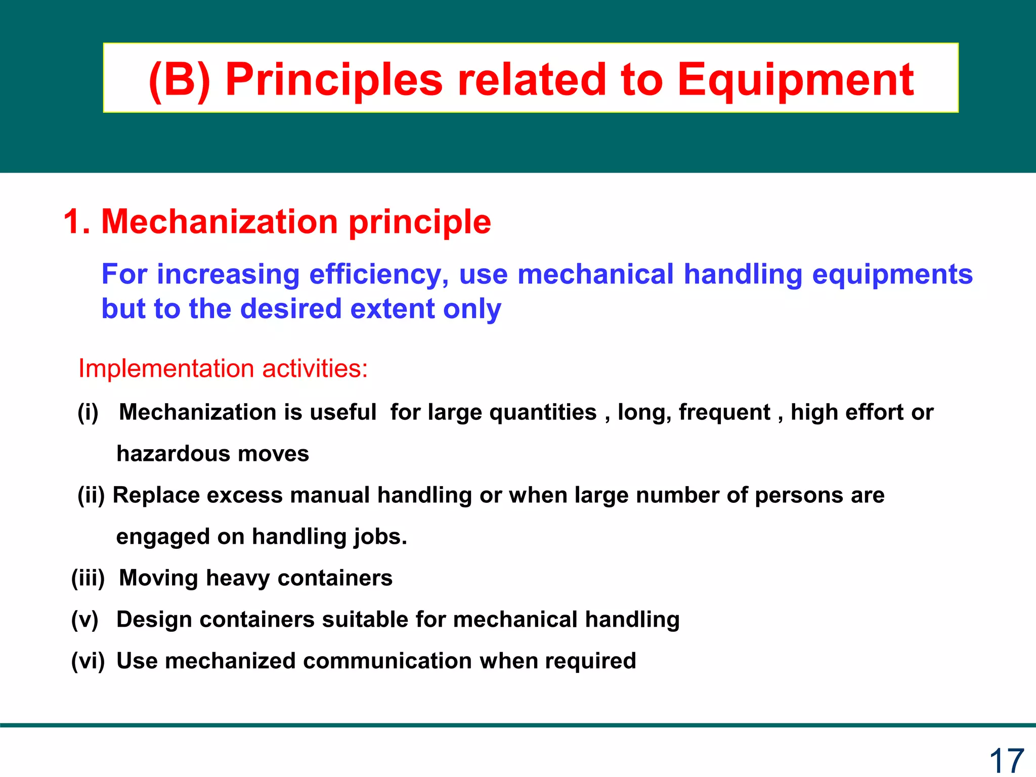Unit 6 material handling | PPT