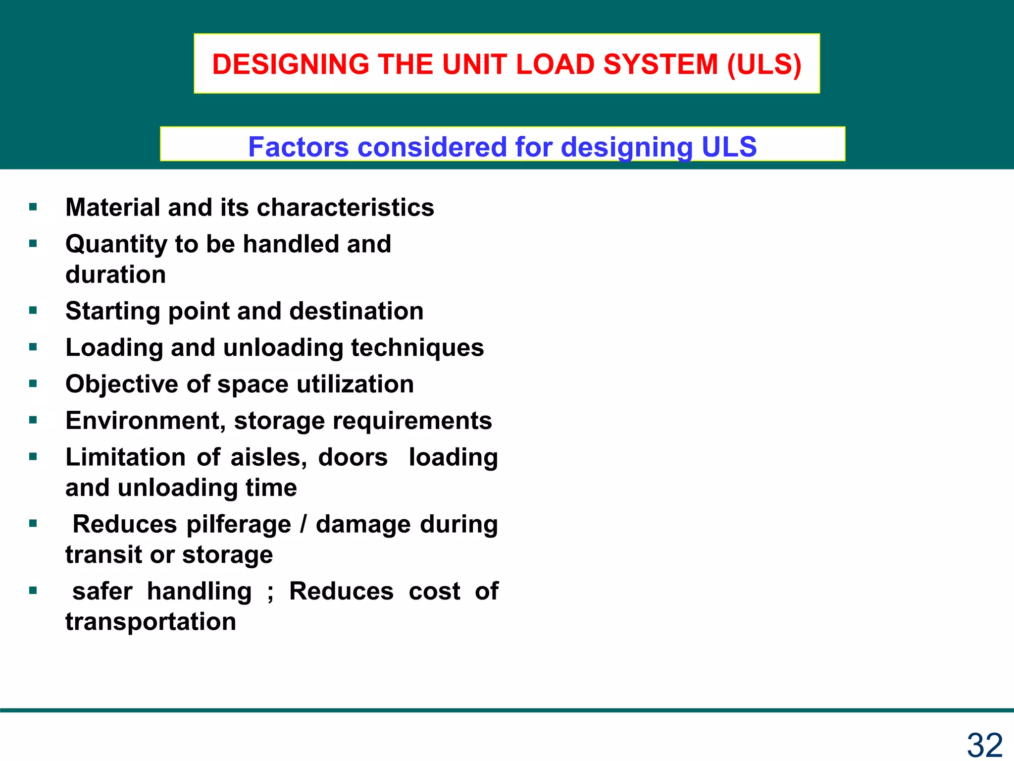 Unit 6 material handling | PPT