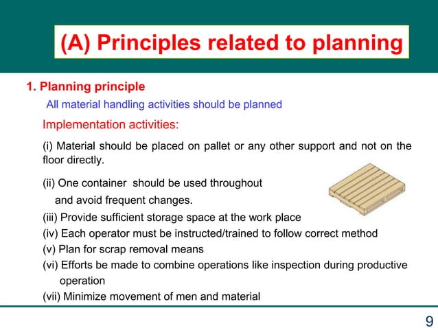 Unit 6 material handling | PPT