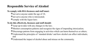 Unit- 6 Responsible Service of Alcohol - Copy.pptx