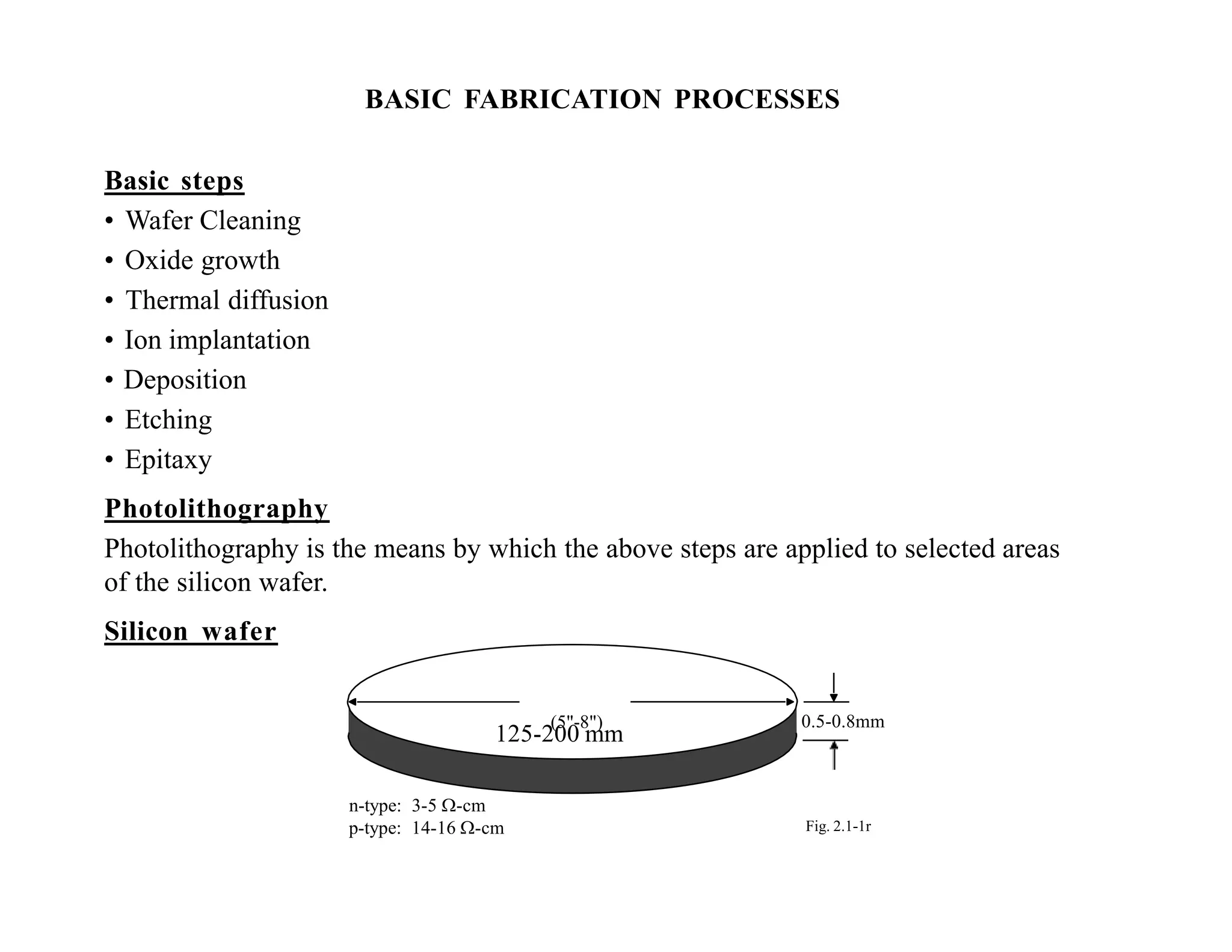 Unit-6 Semiconductor Manufacturing Process.pptx
