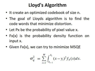 DCDR Unit-7 Mathematical Preliminaries for Lossy Coding | PPT