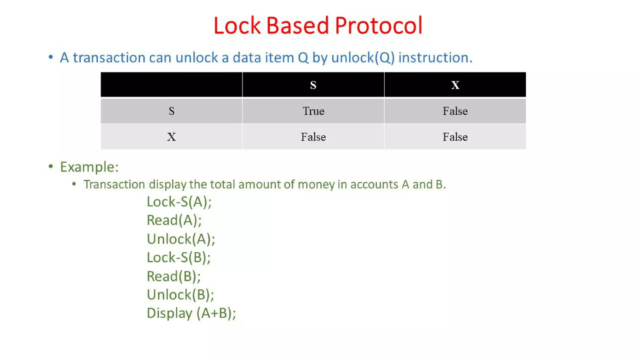 DBMS Unit - 7 - Transaction Processing | PDF | Databases | Computer ...