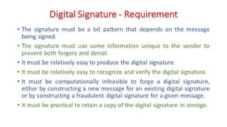 CNS - Unit - 7 - Digital Signature | PDF