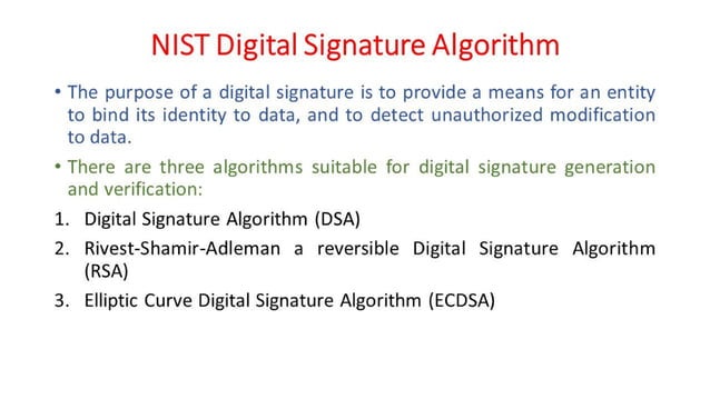 CNS - Unit - 7 - Digital Signature | PDF | Information and Network ...
