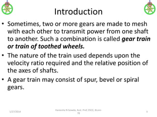 Unit 7-geartrains-130404060224-phpapp01 | PDF | Physics | Science