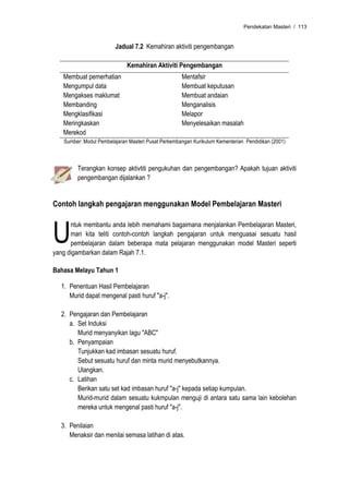 Unit 7 Modul 1 Pendekatan Masteri V2 | PDF