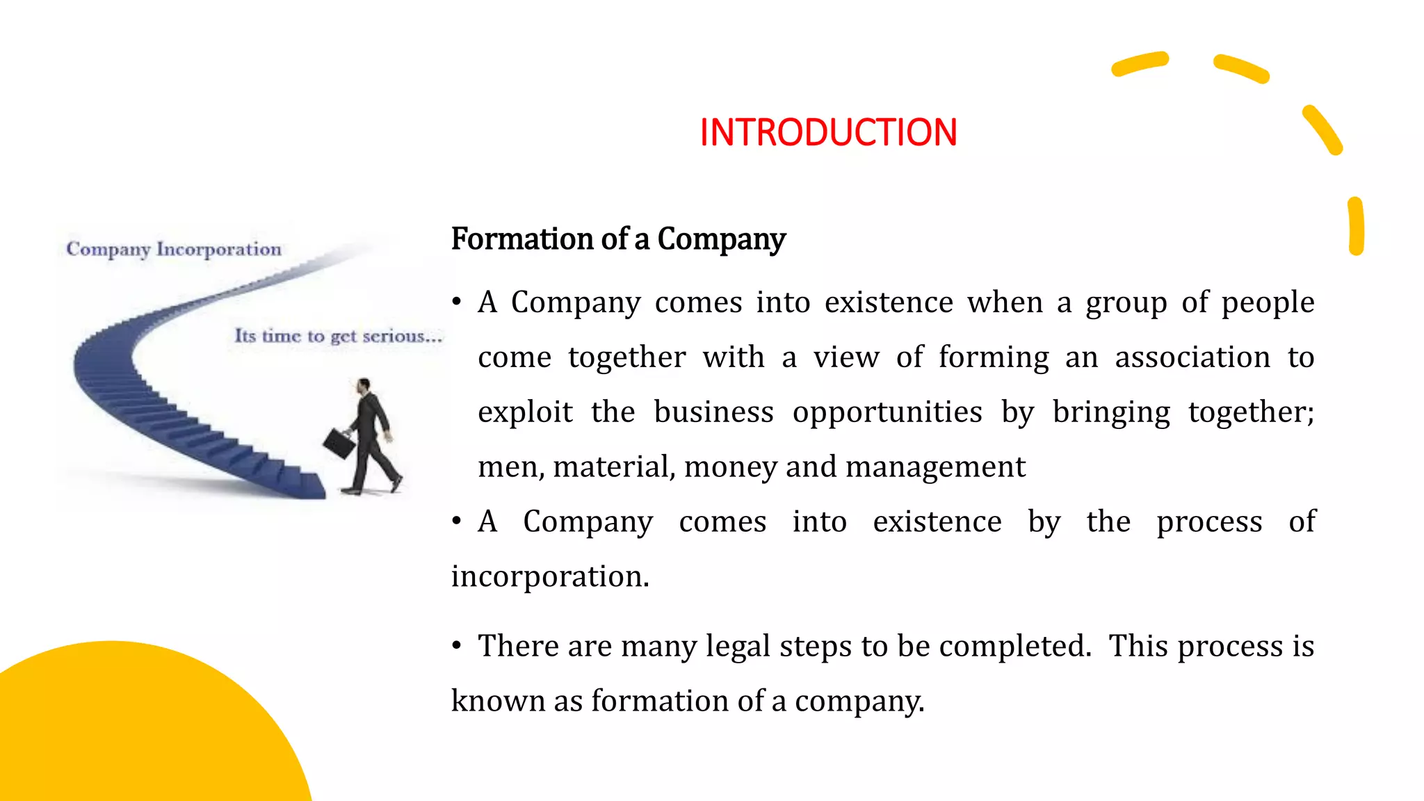 Unit 7- Company Incorporation- Inter - Commerce | PPT