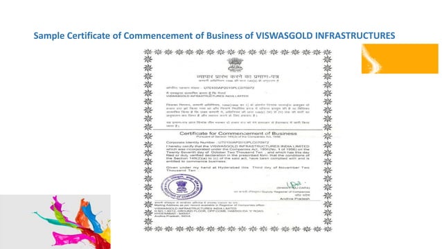 Unit 7- Company Incorporation- Inter - Commerce | PPT