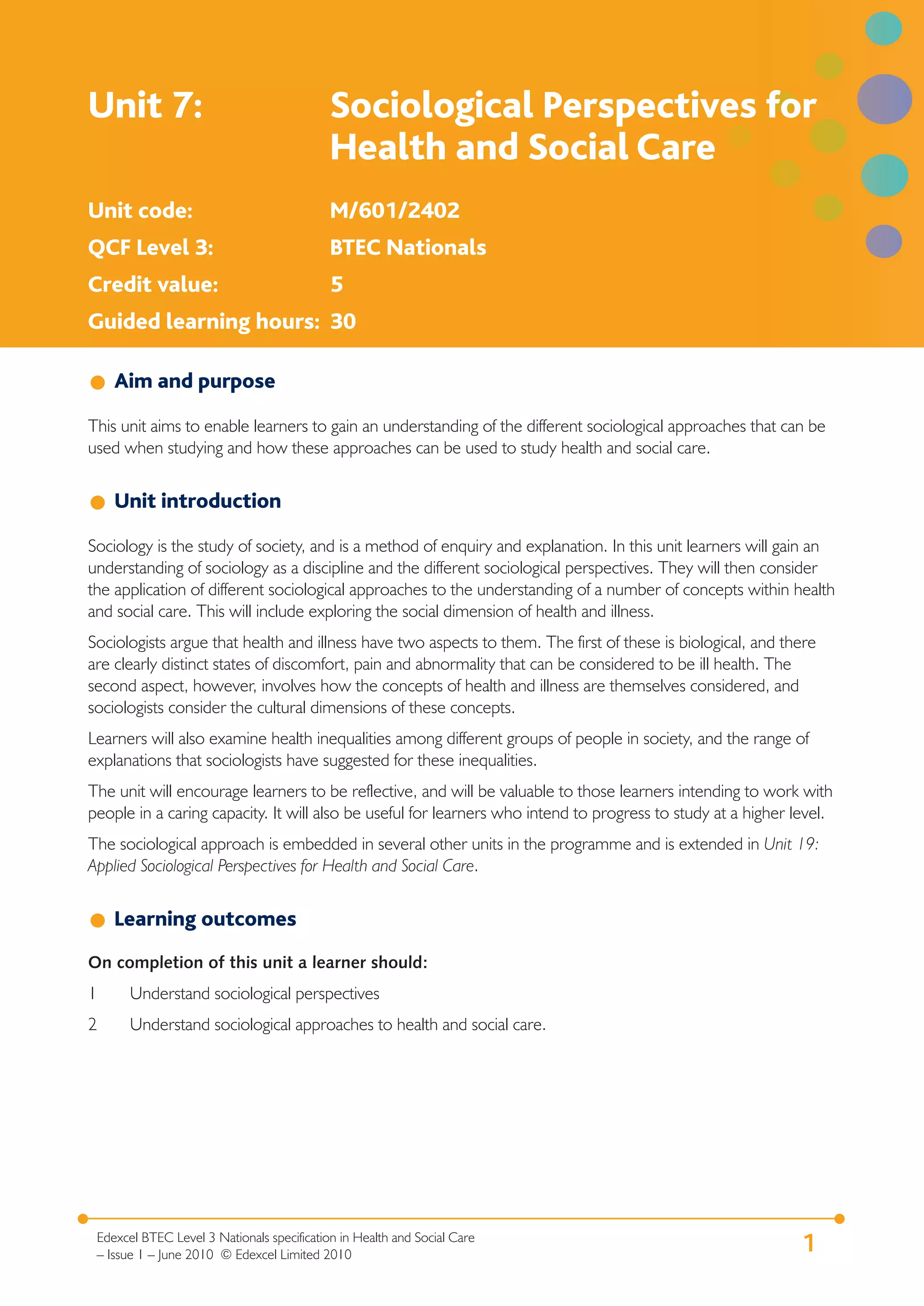 Unit 7-sociological-perspectives-for-hsc | PDF