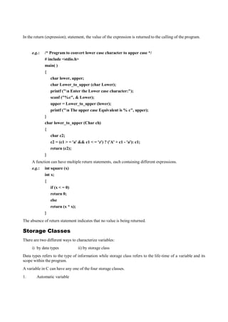 C functions list | PDF | Web Development | Internet