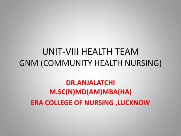 Unit 7 health team | PPTX
