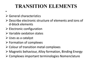 UNIT-7 s and p Block & Transition Elements.pptx