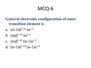 UNIT-7 s and p Block & Transition Elements.pptx