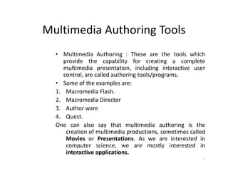 multimedia authorizing tools | PDF