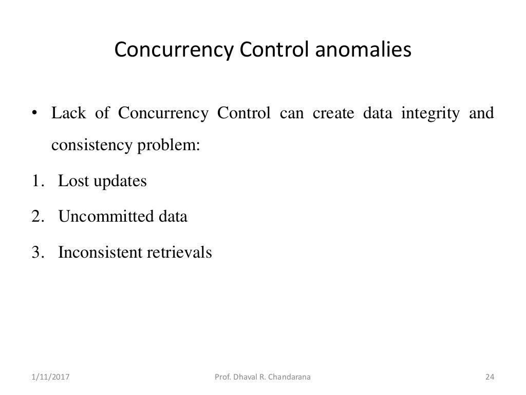 Distributed Dbms Unit 8 Distributed Transaction Management And Conc…