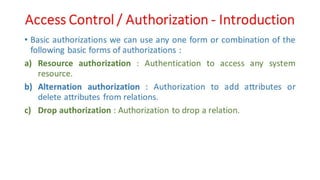 DBMS Unit - 8 - Database Security | PDF