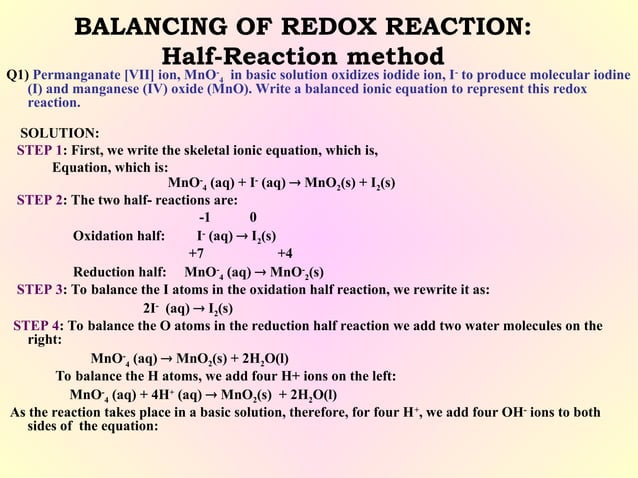 unit-8-redox-reactions.ppt class 11 cbse | PPT