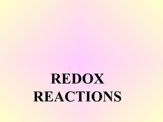 unit-8-redox-reactions.ppt grade 11 redox reactions | PPT