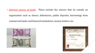 Unit 8- Sources of Business Finance-1 - Inter - Commerce | PDF