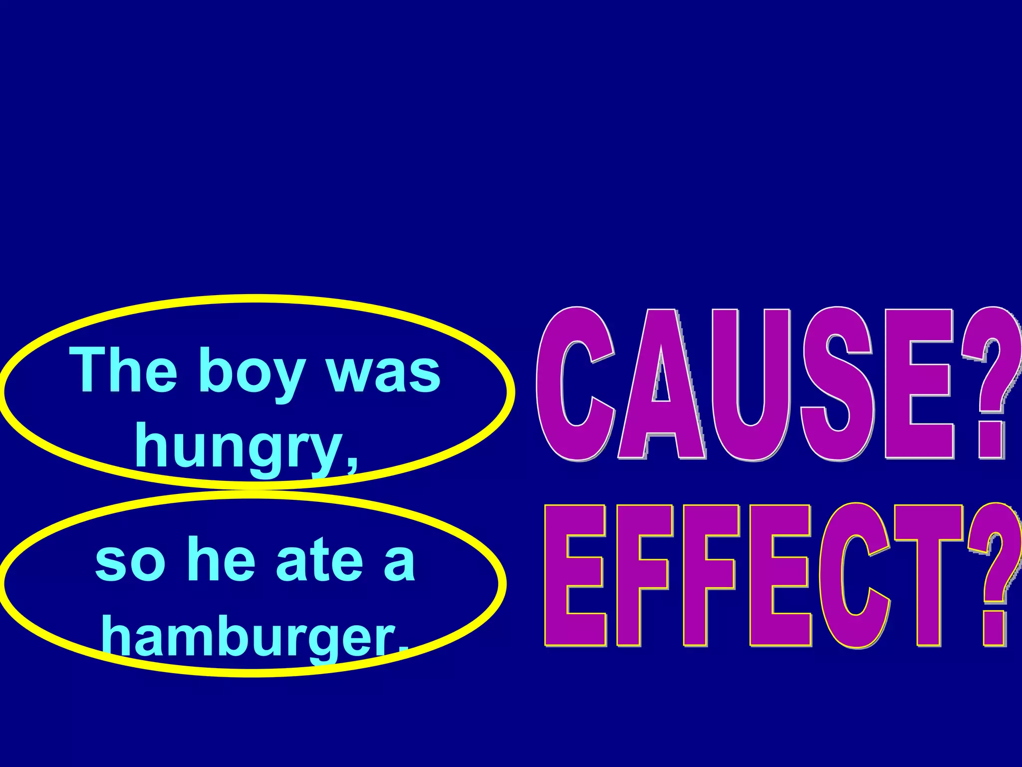 cause & effect paragraph | PPT