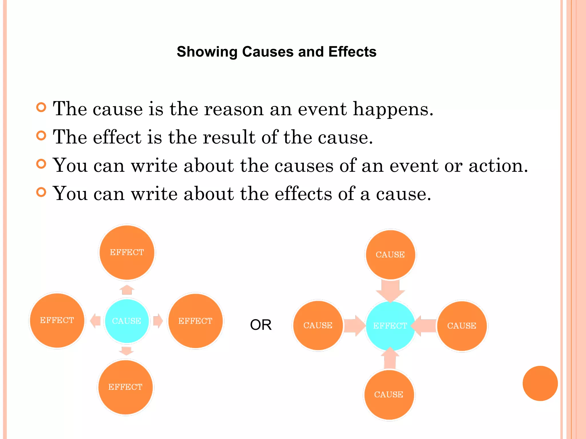 cause & effect paragraph | PPT
