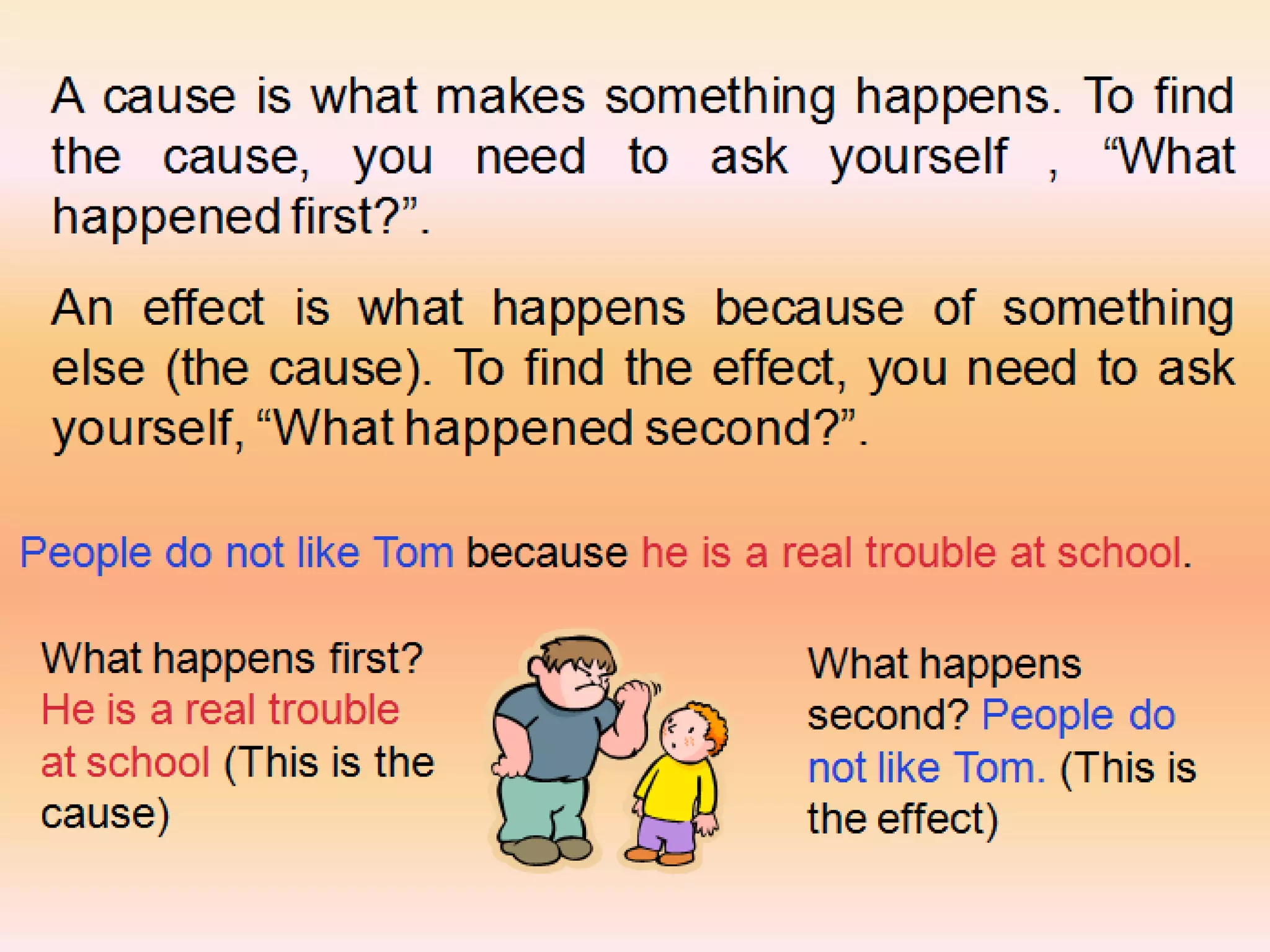 cause & effect paragraph | PPT