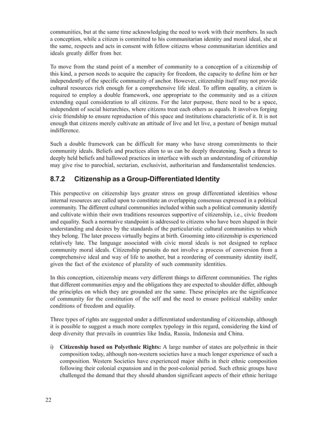 Unit 8 citizenship | PDF