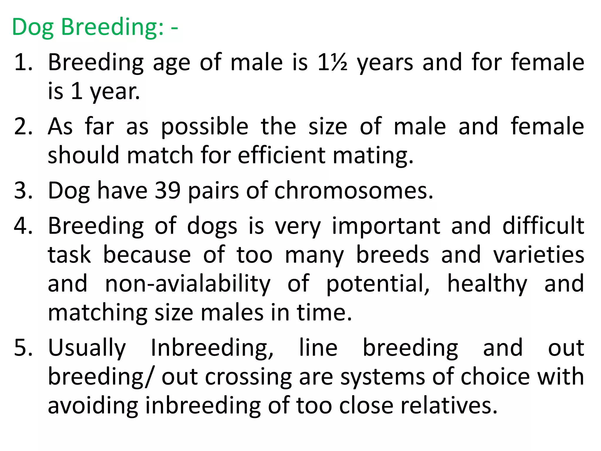 Unit-8_Classification_of_breeds_and_breeding_of_dogs.pptx | Dogs | Pets
