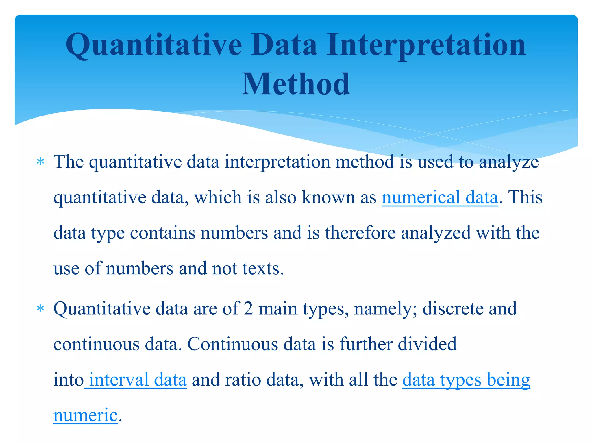 Unit 8 data analysis and interpretation | PPTX