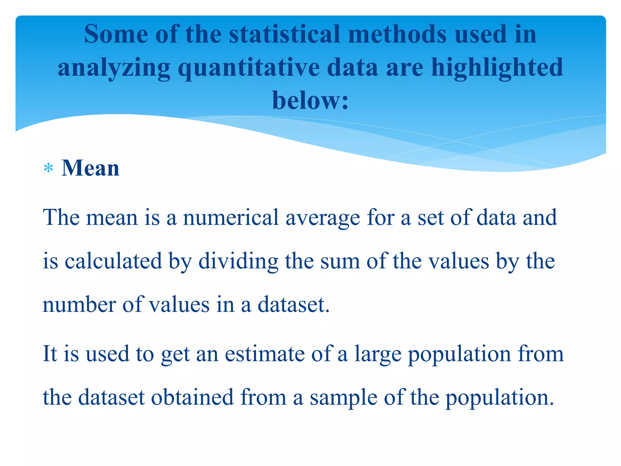 Unit 8 data analysis and interpretation | PPTX