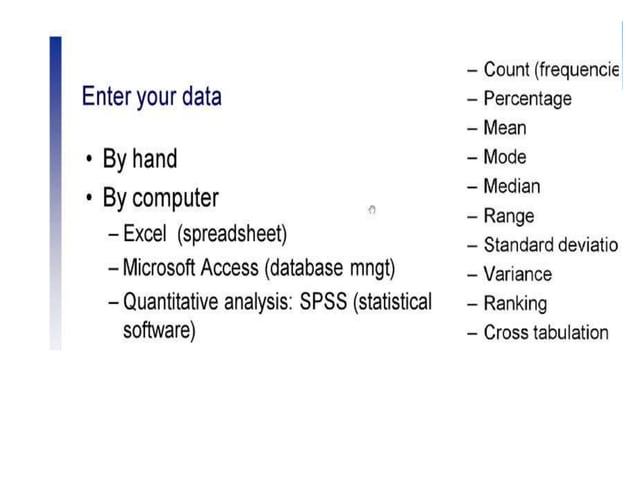 Unit 8 data analysis and interpretation | PPTX