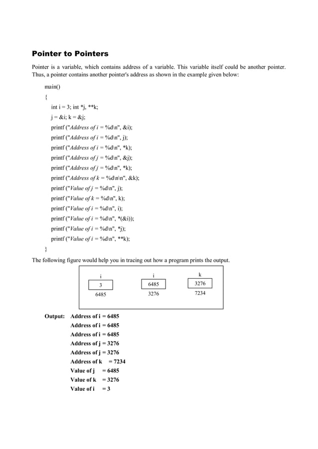 C pointers and references | PDF