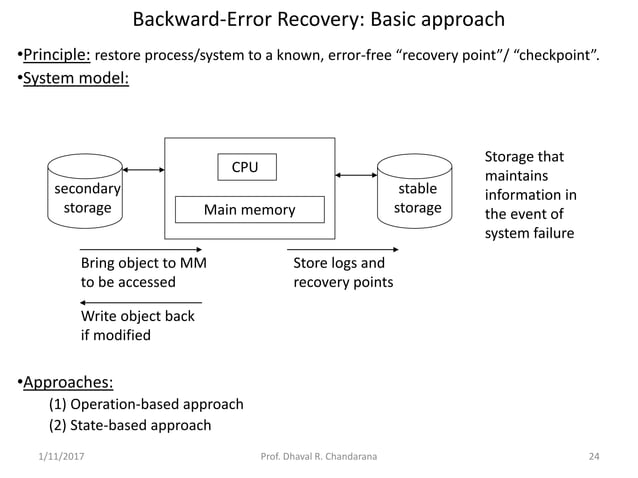 Distributed DBMS - Unit 9 - Distributed Deadlock & Recovery | PPTX
