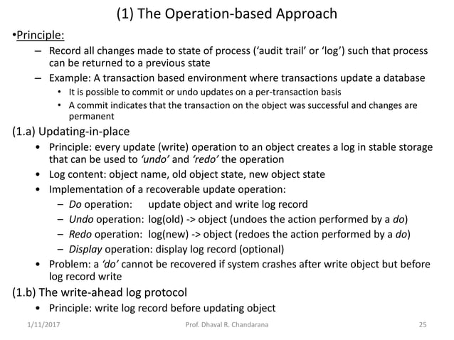 Distributed DBMS - Unit 9 - Distributed Deadlock & Recovery | PPTX