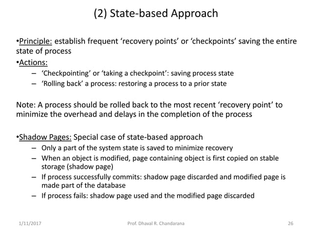 Distributed Dbms Unit 9 Distributed Deadlock And Recovery Ppt