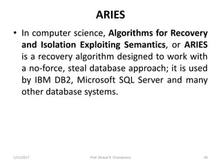 Distributed DBMS - Unit 9 - Distributed Deadlock & Recovery | PPTX